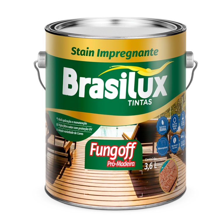 FUNGOFF STAIN IMPREGNANTE – Brasilux Tintas